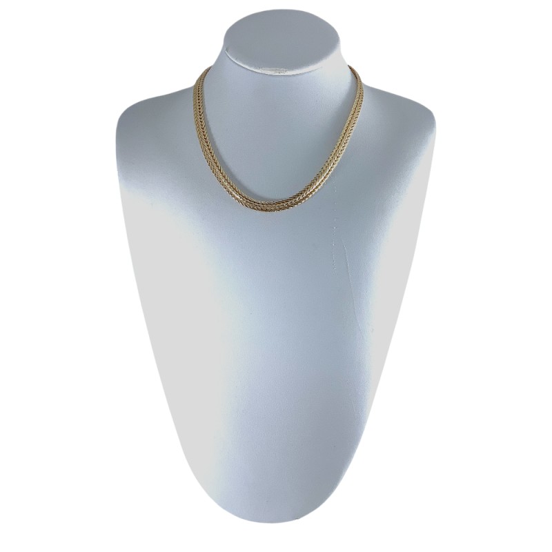 WHEAT CHAIN NECKLACE - GOLD